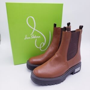 Sam Edelman | Shoes | Sam Edelman Laguna Chelsea Boot Brown Leather ...